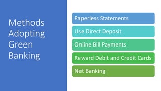 Green banking | PPTX