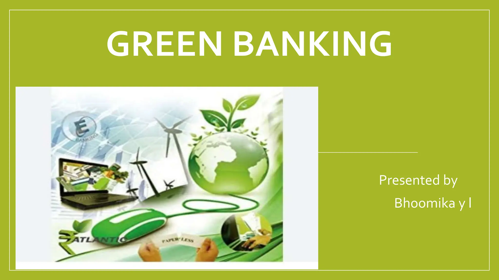 Green banking | PPTX