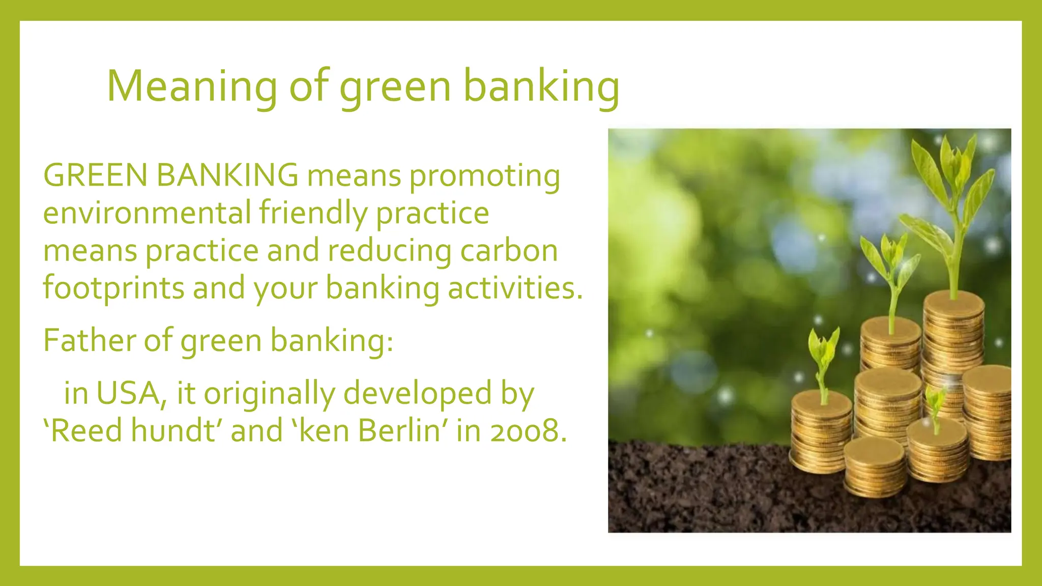 Green banking | PPTX