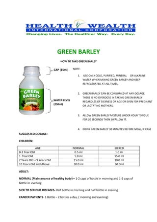 Green barley | DOC