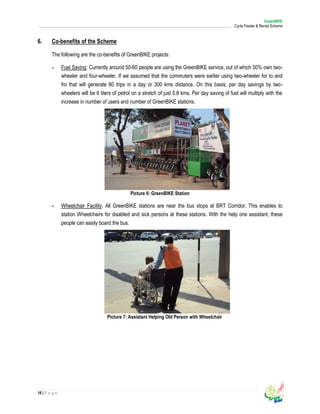 GreenBIKE - Cycle Sharing Concept in India | PDF