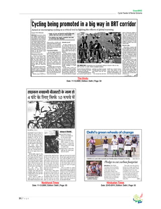 GreenBIKE - Cycle Sharing Concept in India | PDF