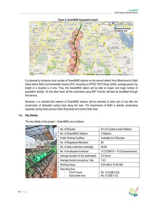 GreenBIKE - Cycle Sharing Concept in India | PDF