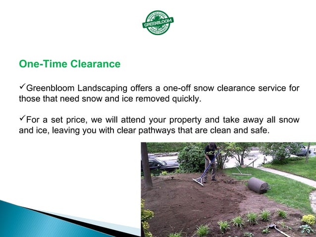Green Bloom - SNOW REMOVAL | PPT