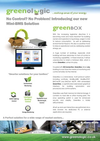 Green Box Overview | PDF | Smart Home | Home & Garden