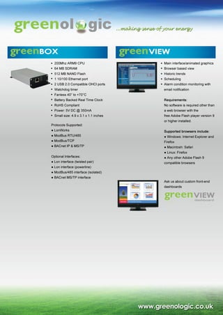 Green Box Overview | PDF | Smart Home | Home & Garden