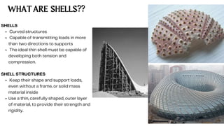 shell structure (roofs) advanced construction material and techniques | PPT