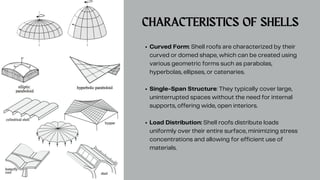 shell structure (roofs) advanced construction material and techniques | PPT
