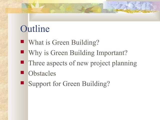 Green building | PPT