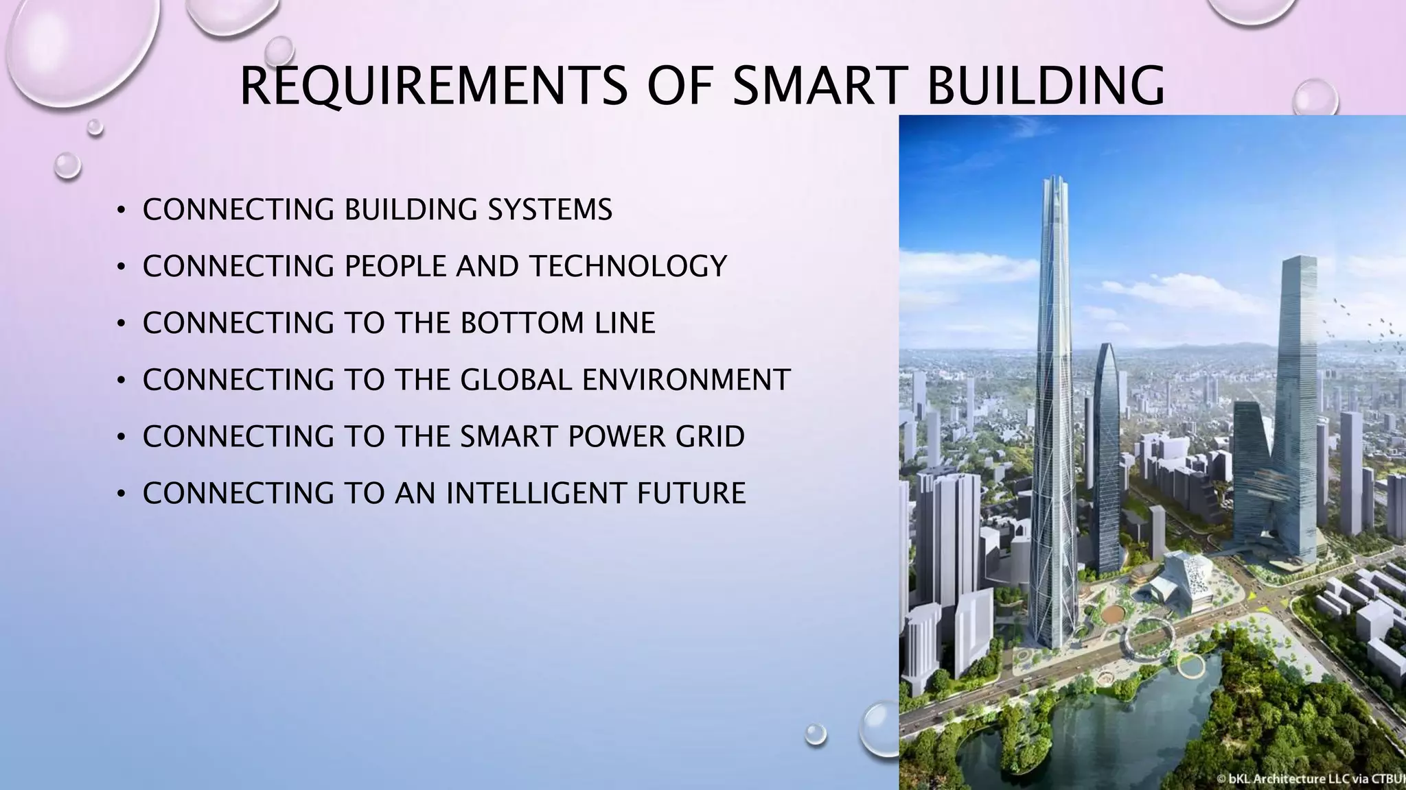Smart building Requirements | PPTX