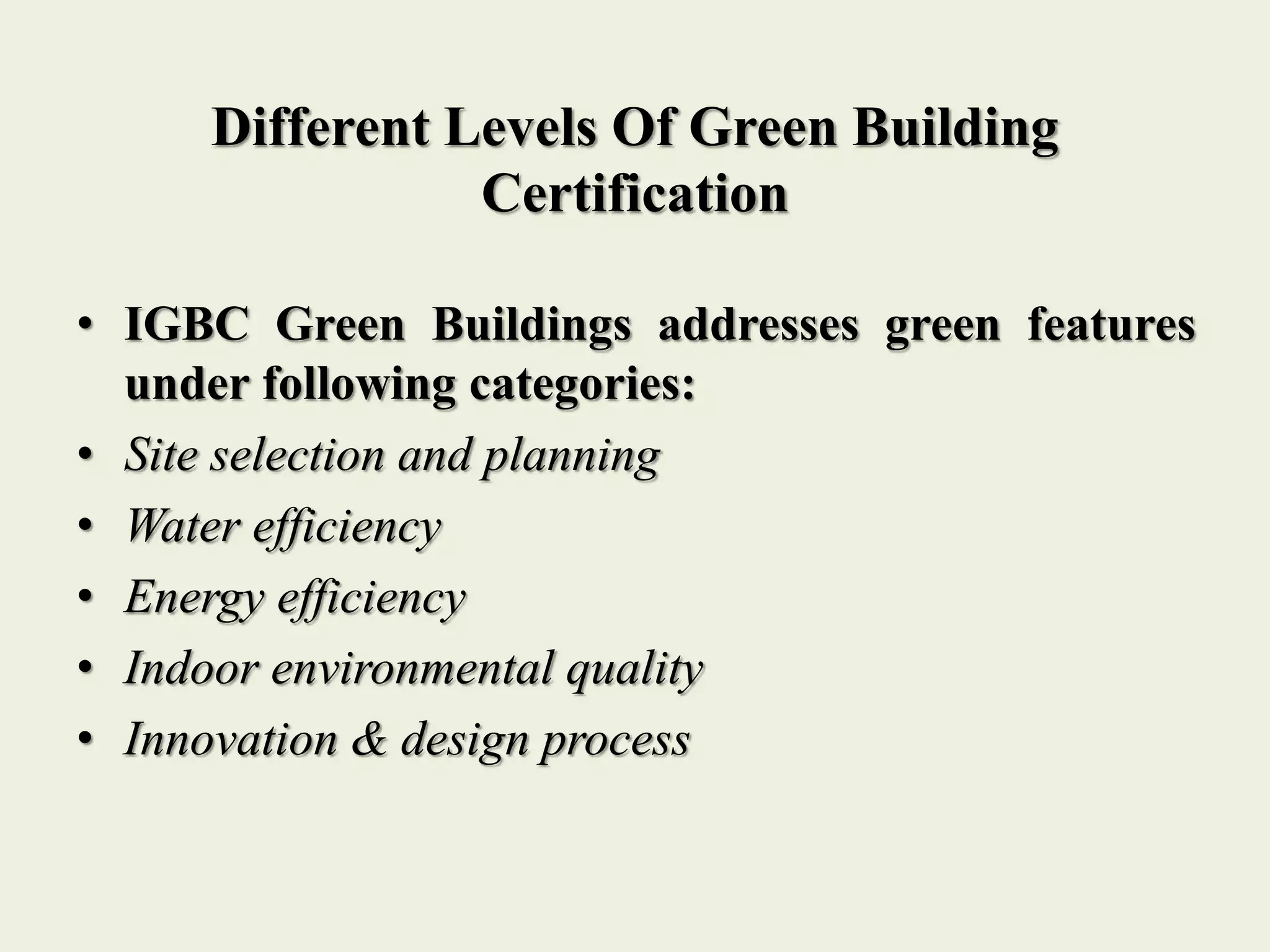 Green buildings | PPTX