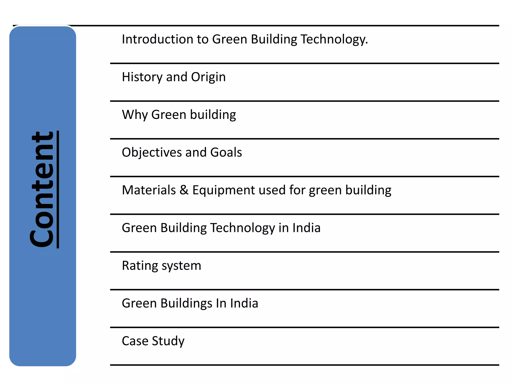 Green building Technology | PPTX