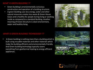 Green building technology | PPTX