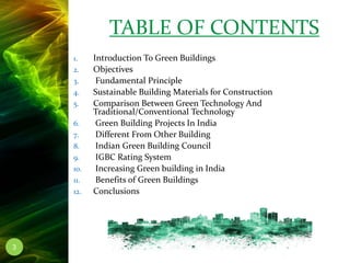 SUSTAINABLE AND GREEN ARCHITECTURE | PPTX