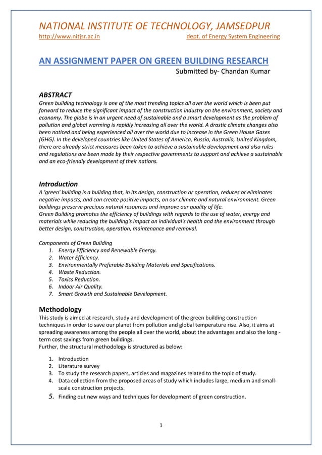 Green building design | PDF