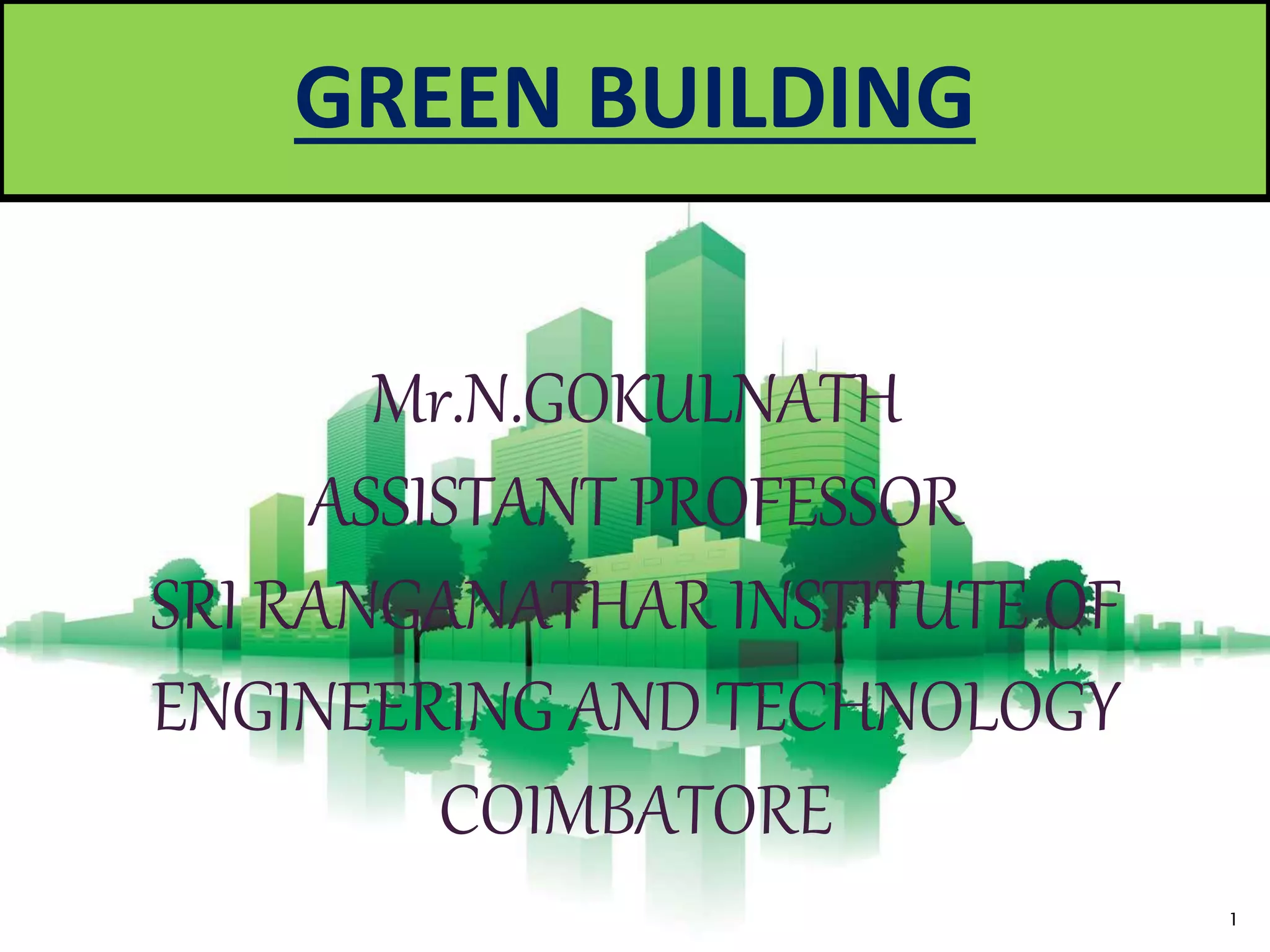 Green building | PPT