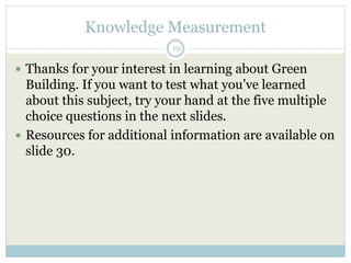 Green Building 101 Episode 3 Water Efficiency | PPTX