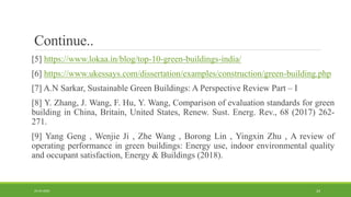 Advances in Green building | PPTX | Environmental Services Industry ...