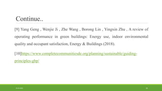 Advances in Green building | PPTX | Environmental Services Industry ...