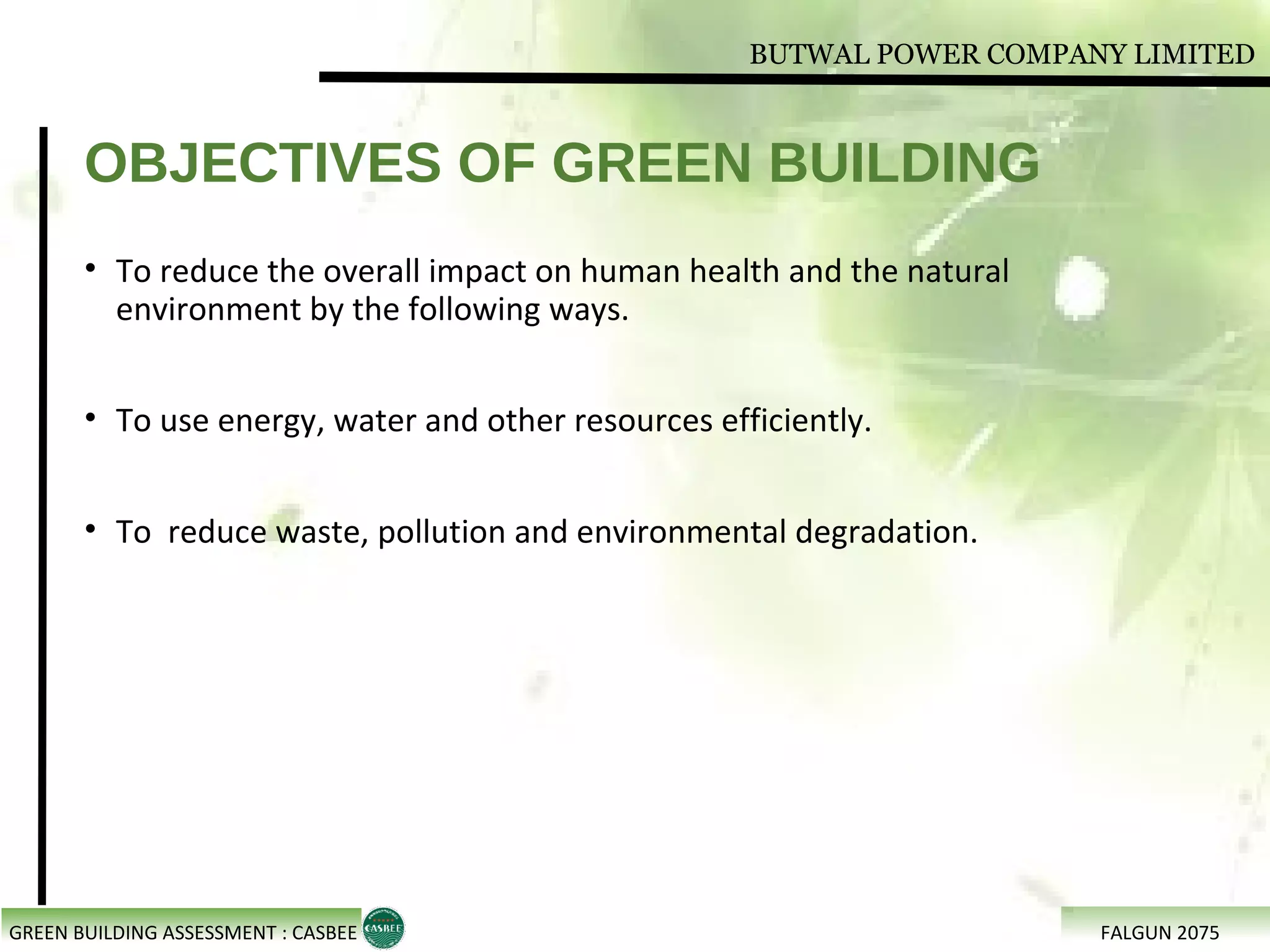 Green building assessment | PPT