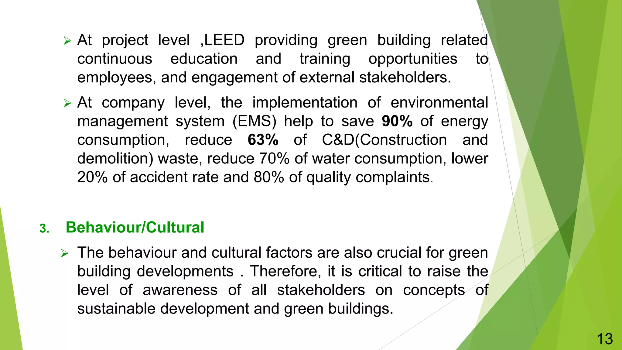 Green Building Construction: Case study on Green Building | PPTX