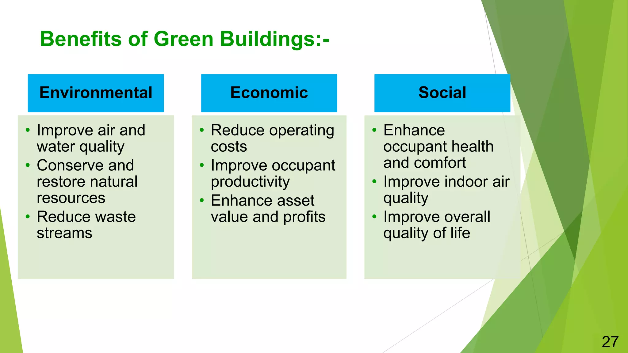 Green Building Construction: Case study on Green Building | PPTX