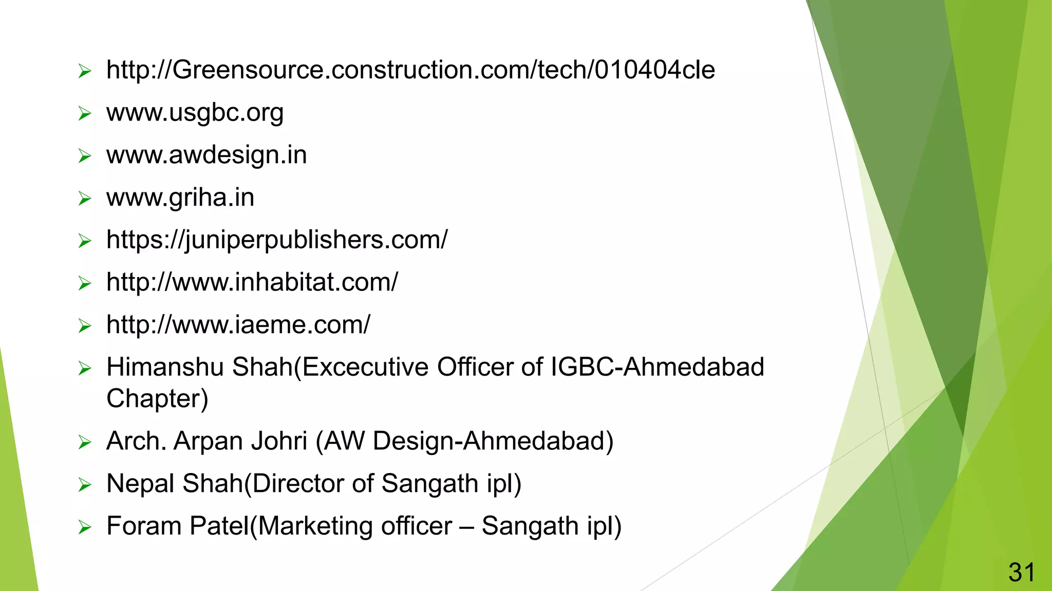 Green Building Construction: Case study on Green Building | PPTX