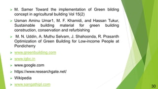 Green Building Construction: Case study on Green Building | PPTX