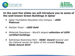 Green Building Facilitation in Qatar | PPTX