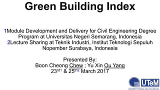 Green Building Index | PPTX