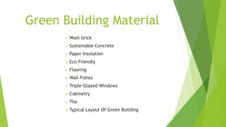 Green Building Materials | PPTX