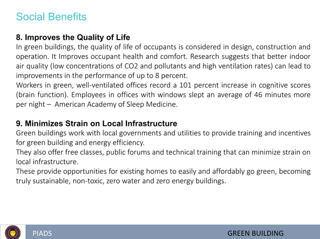 green building notes and their criteria rating | PDF | Environmental ...