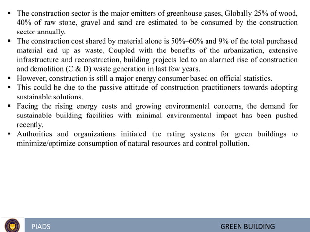 green building notes and their criteria rating | PDF | Environmental ...