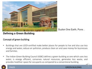 green building notes and their criteria rating | PDF