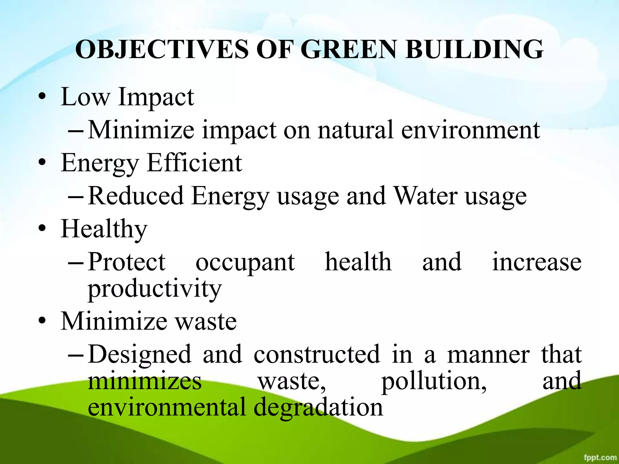 Green building ppt | PPTX