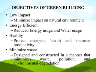 Green building ppt | PPTX