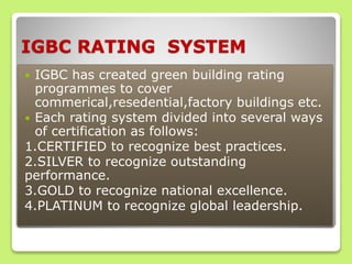 Green building ppt | PPTX