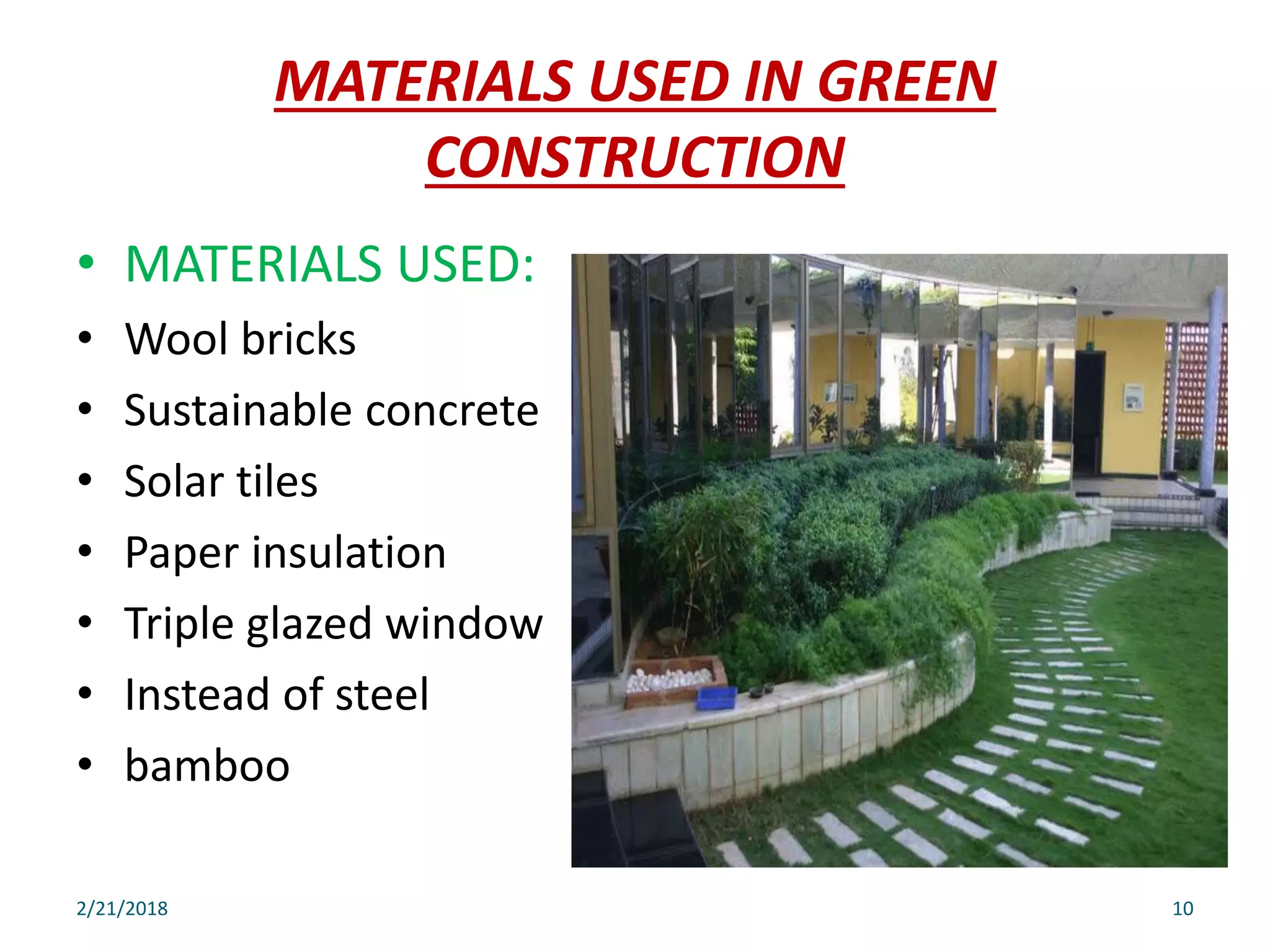 Green building ppt | PPTX
