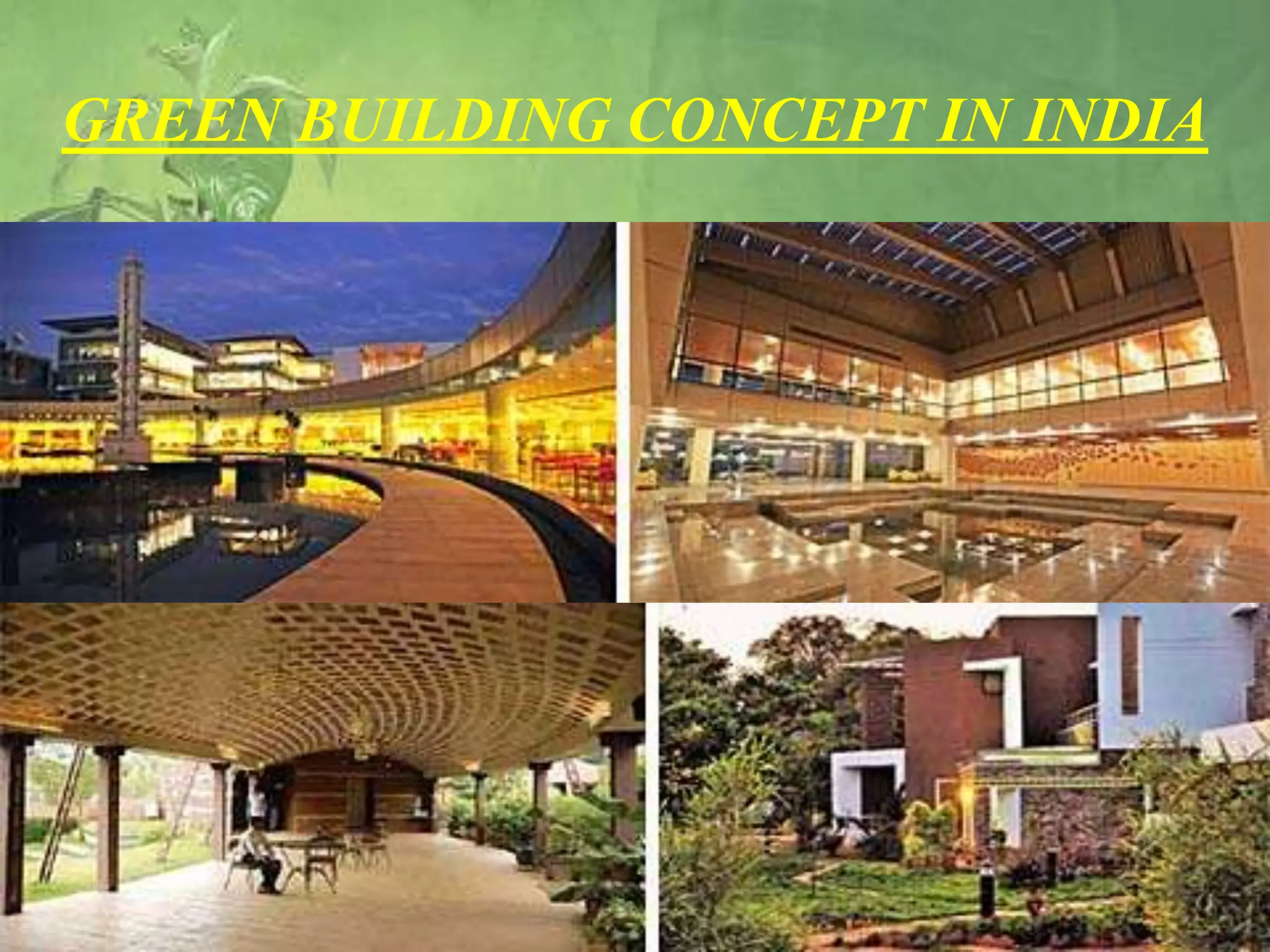 Green building ppt | PPTX