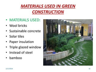 Green building ppt | PPTX
