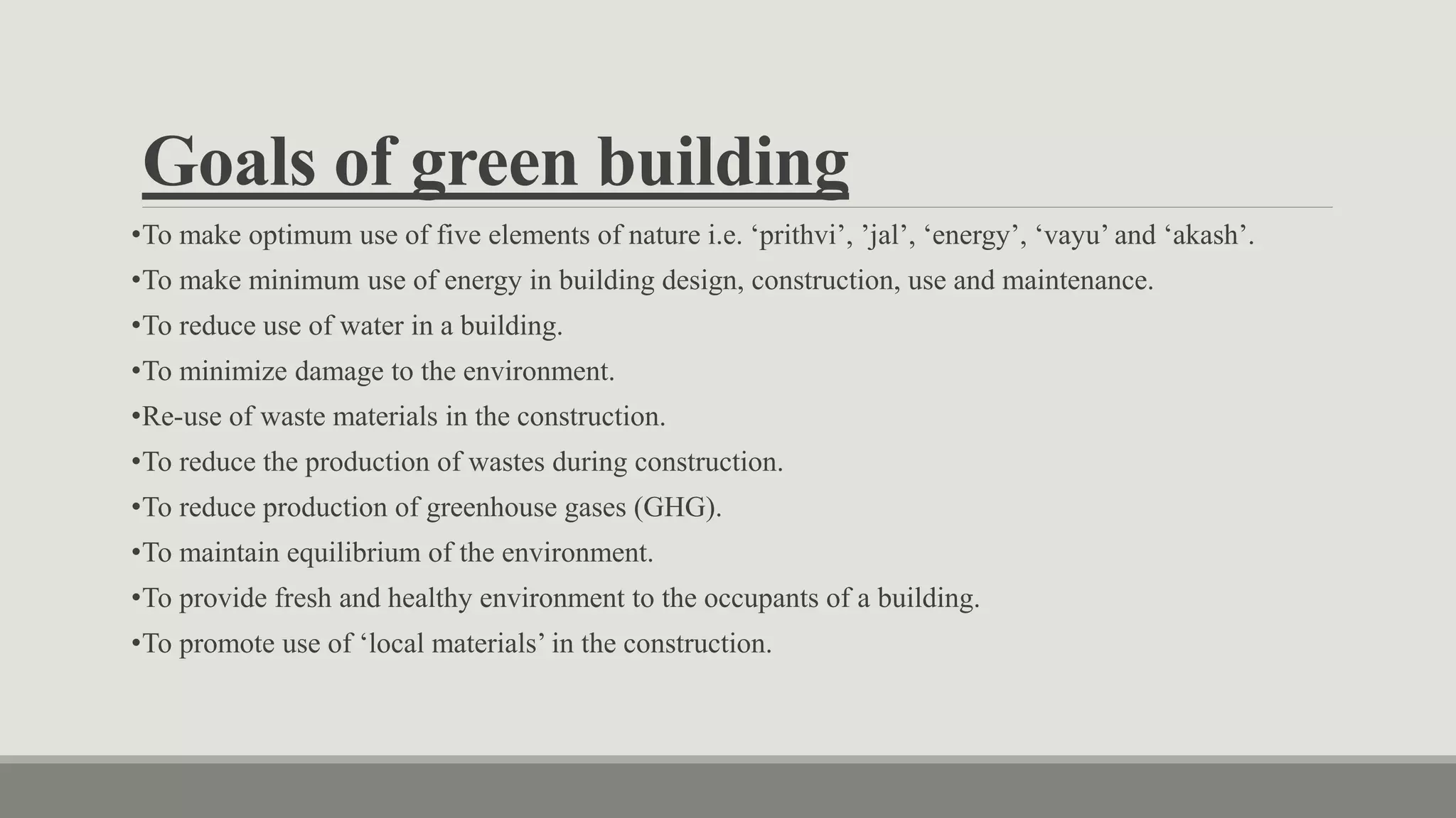 Green building ppt | PPTX