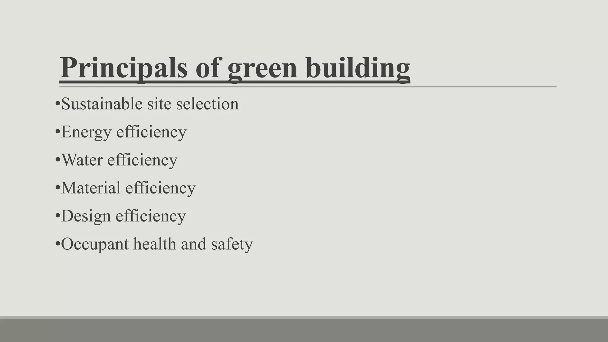 Green building ppt | PPTX