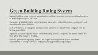 Green building ppt | PPTX