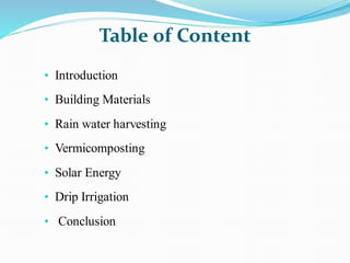 Energy Efficient and Eco-friendly Building | PPT