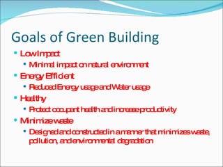 Green Building Presentation | PPT