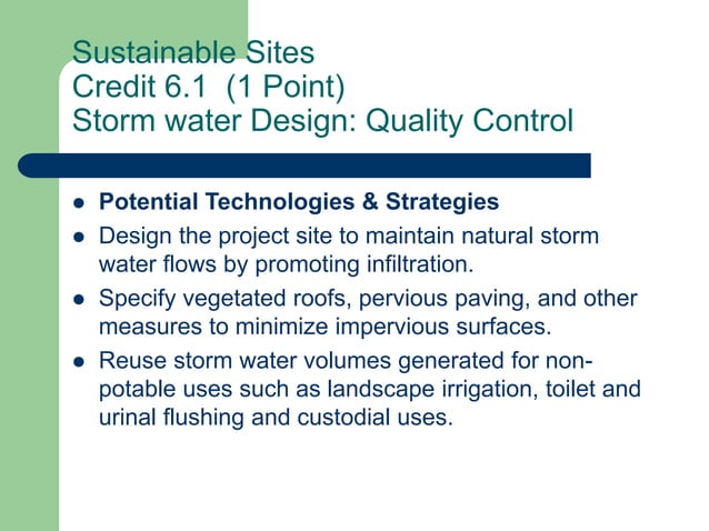 Green building rating system seminar | PPT
