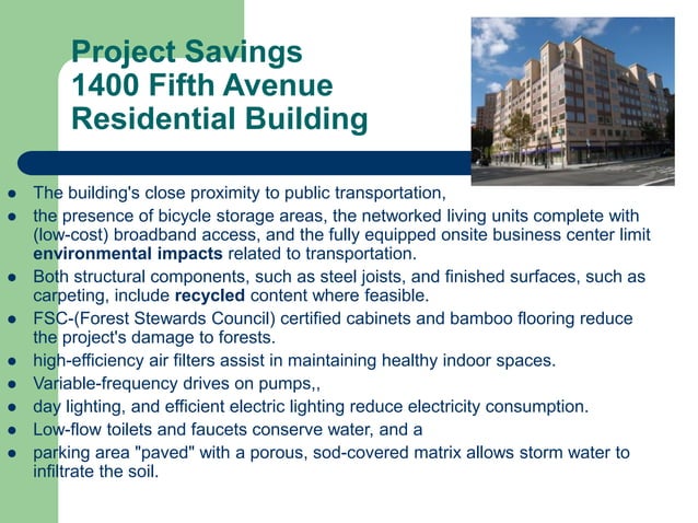 Green building rating system seminar | PPT