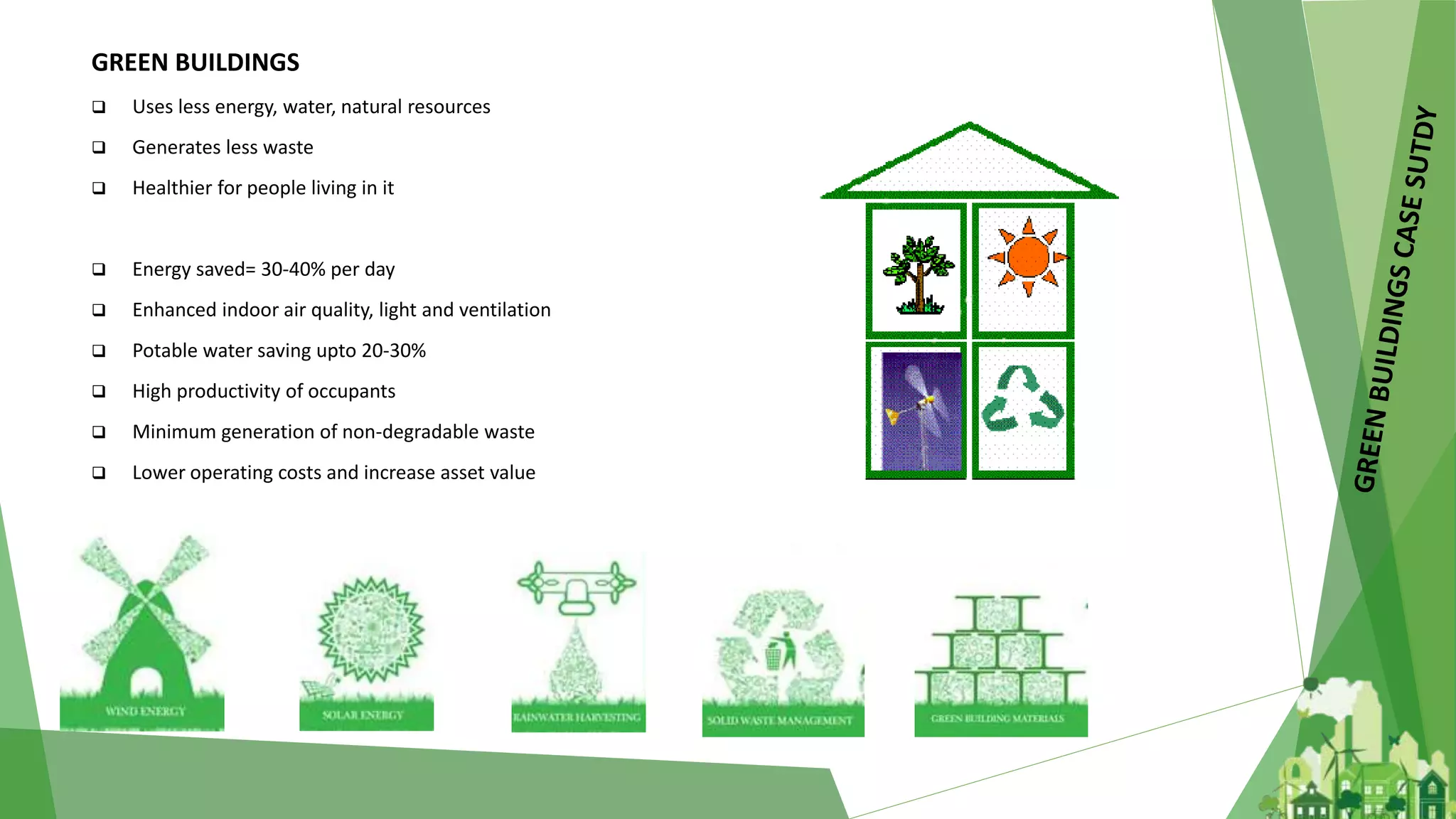 Green buildings case study | PPTX