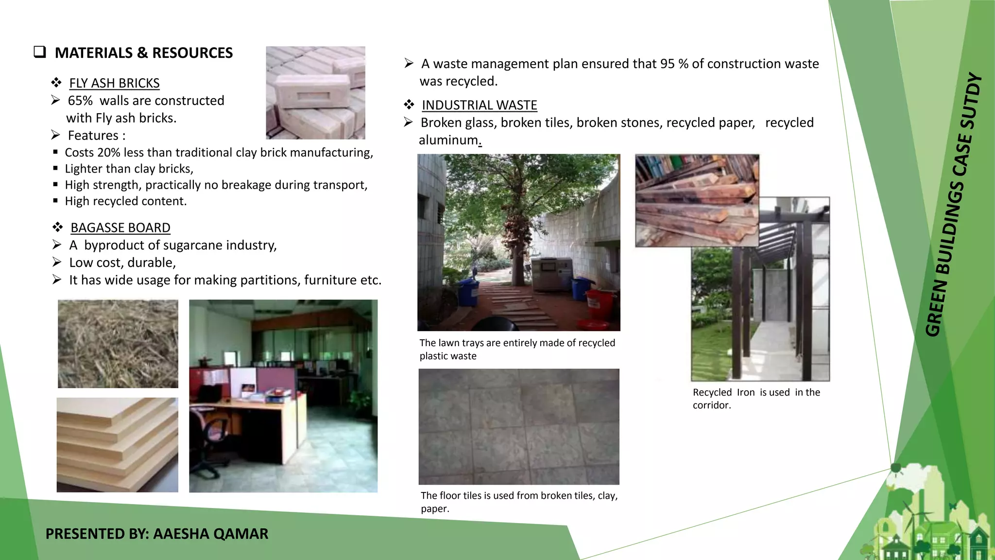 Green buildings case study | PPTX