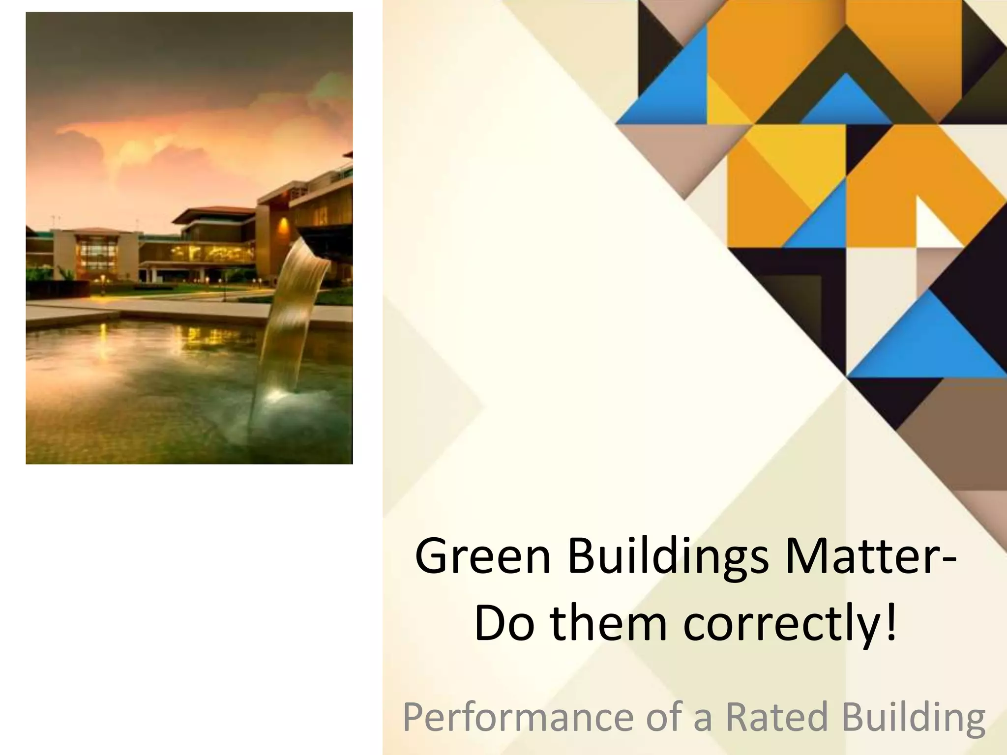 Green buildings matter | PPTX